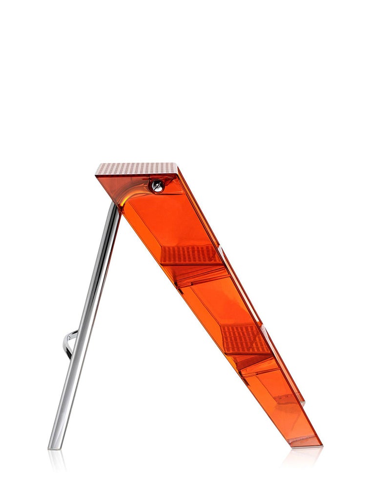 Kartell Upper Step Ladder in Orange Red by Alberto Meda, Paolo Rizzatto ...