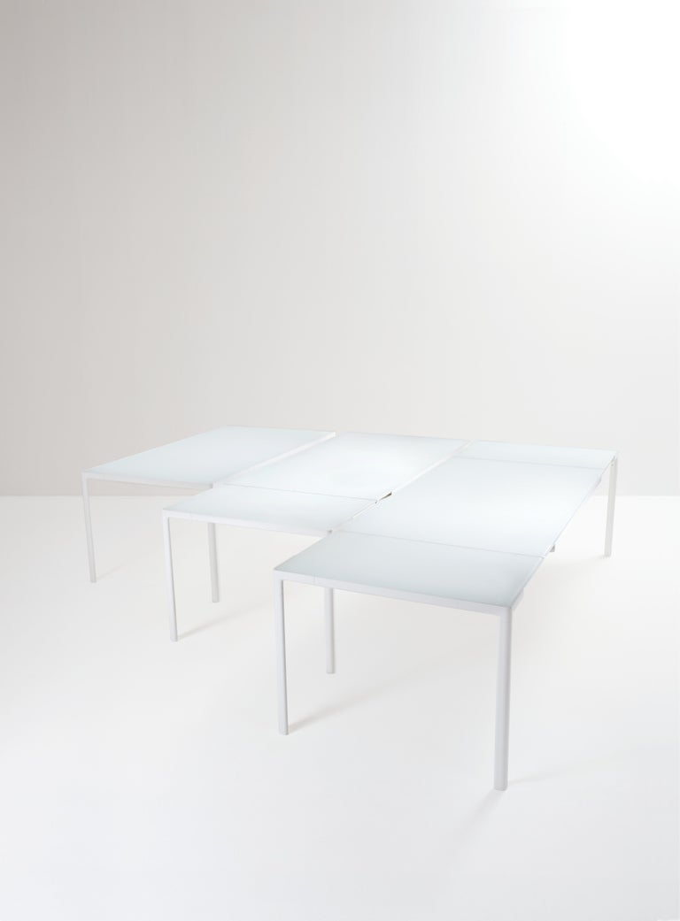 Kartell Zoom Dining Table in White by Piero Lissoni For Sale at 1stDibs ...