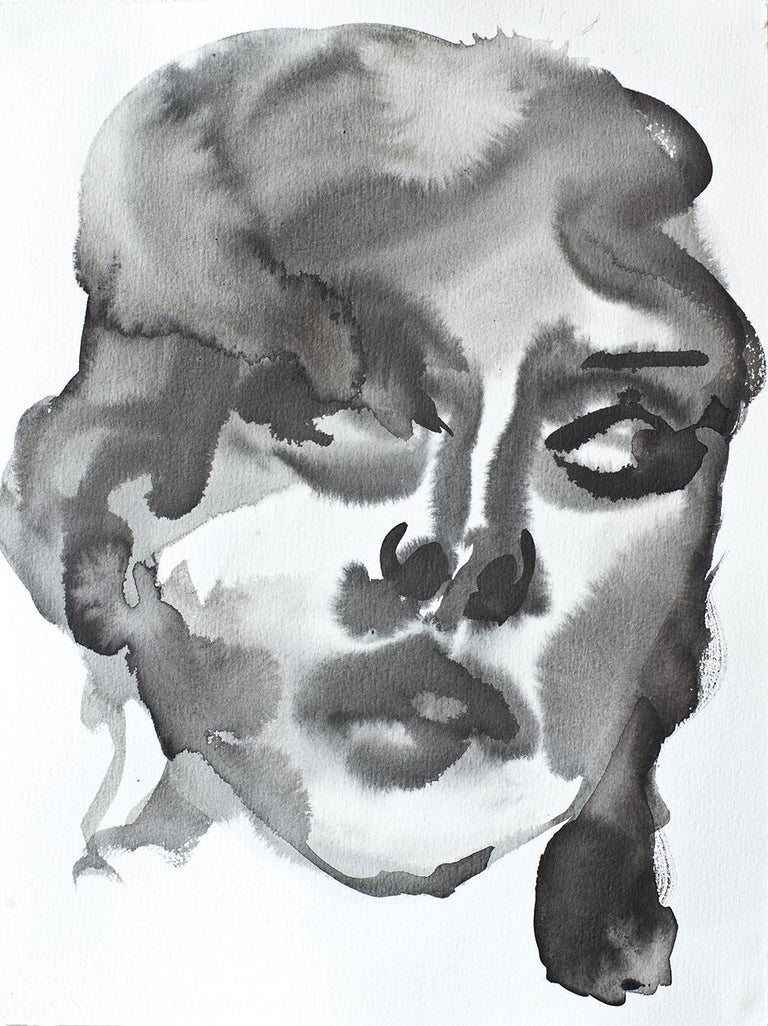 Katarzyna Swinarska - Amy, Silent Heads Series - Contemporary Ink ...