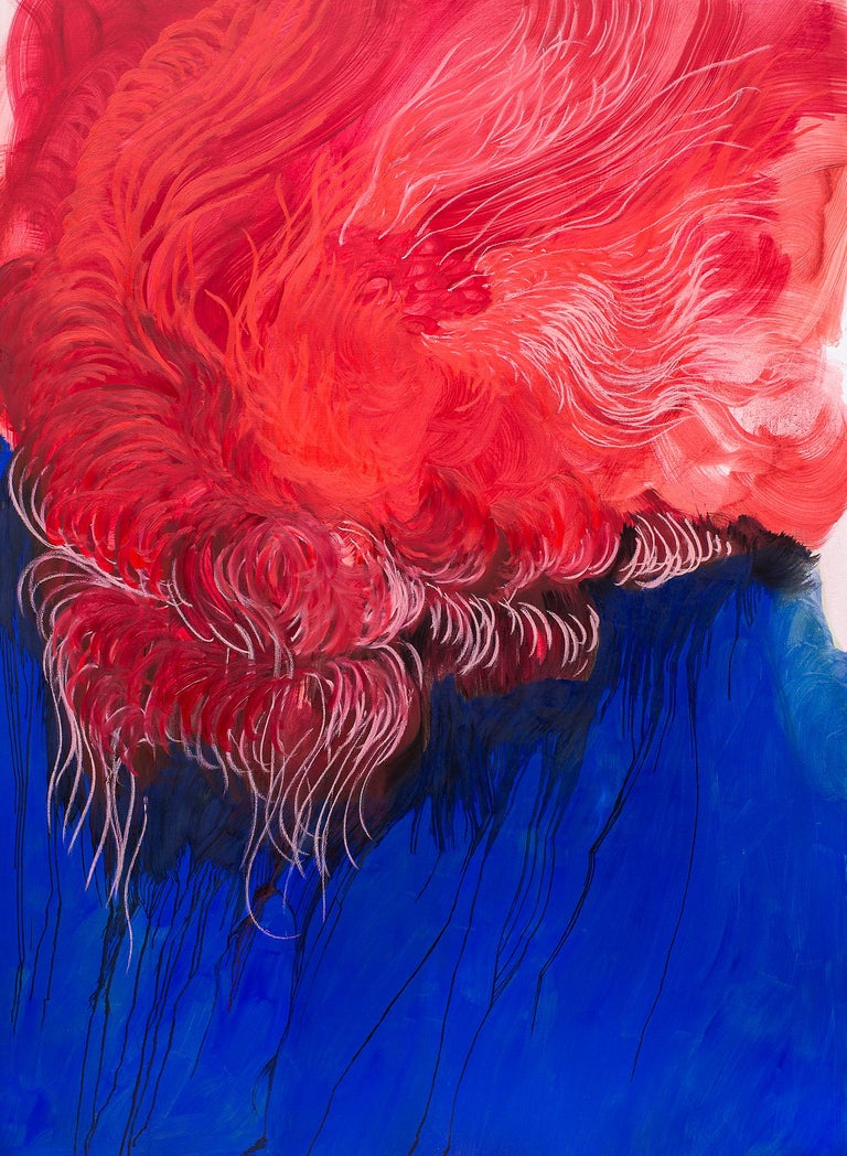 Katarzyna Swinarska - Fervent Love - Modern Expressive Abstract Flowers ...