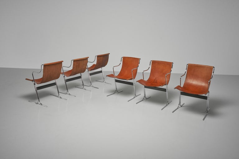 Katavolos Kelley and Littell T Armchairs ICF 1952 For Sale at 1stDibs