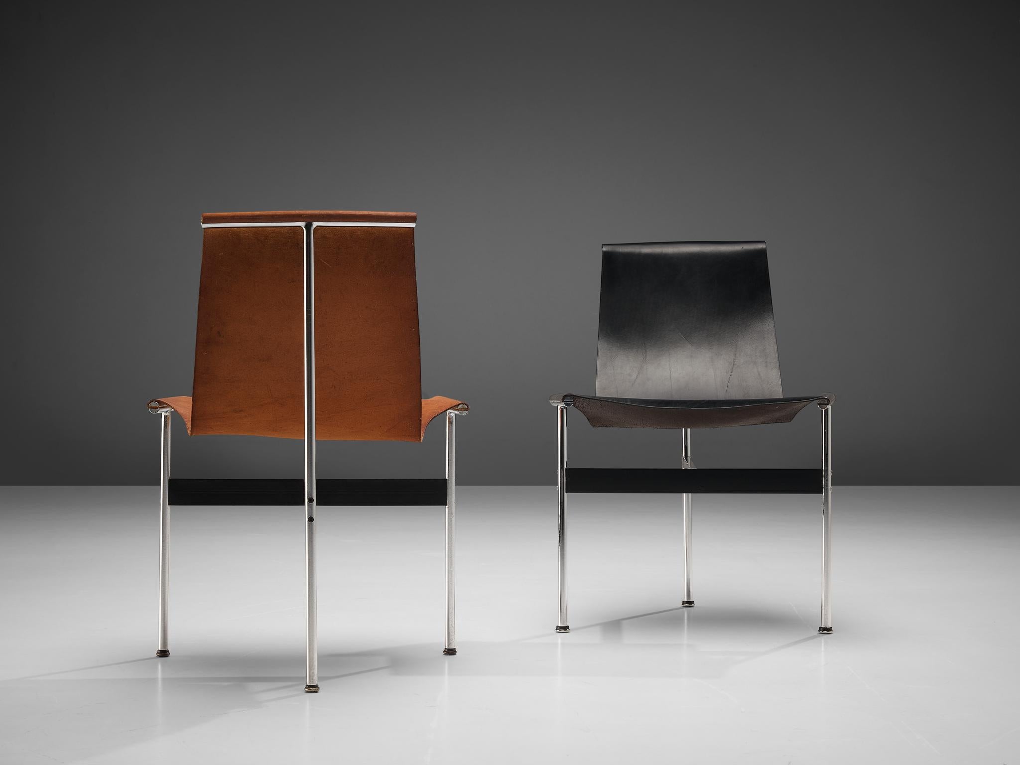 Katavolos, Littell and Kelley Set of Twelve T-Chairs in Black and ...