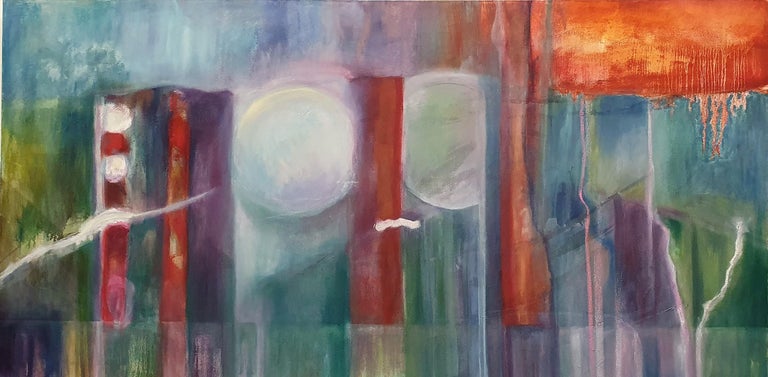 Kate Bell - "Birth Of Colours". Contemporary Abstract Oil Painting For ...