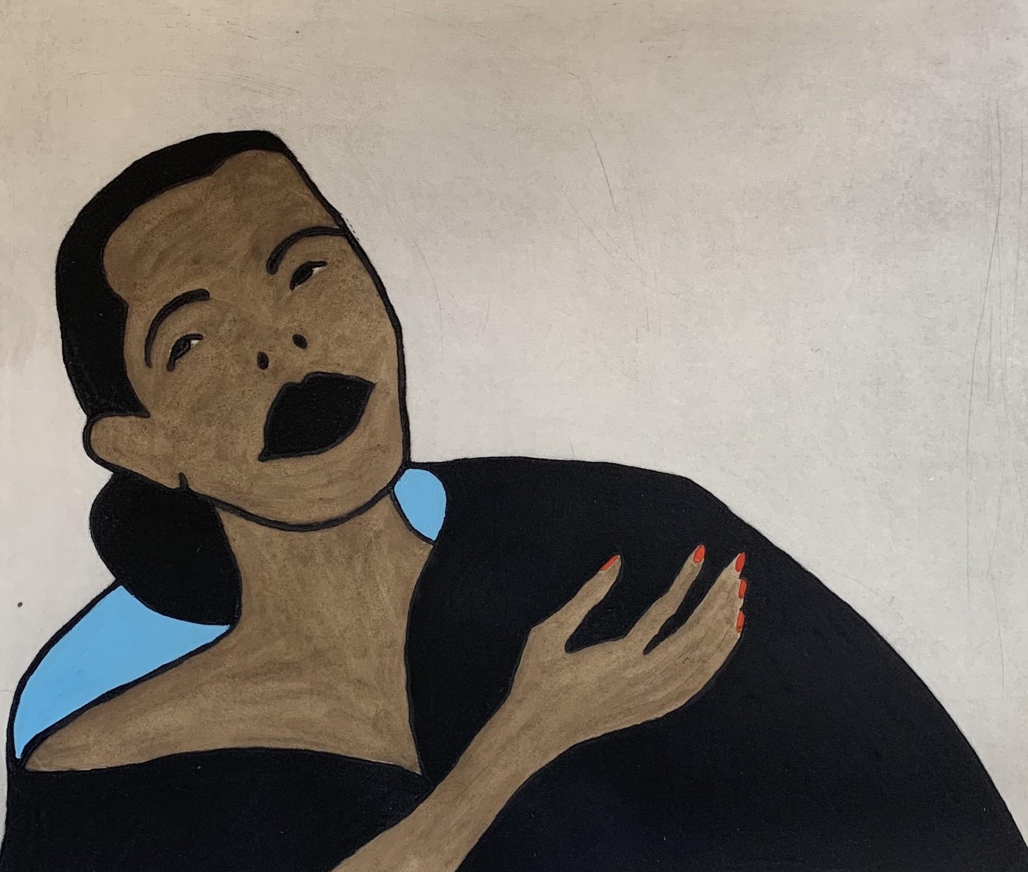 Paul César Helleu - Le Visage Encadre, Madame Helen Helleu (The artist ...