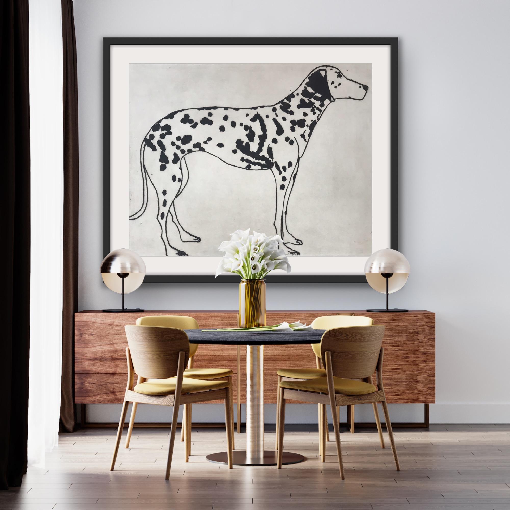 Kate Boxer - Dalmatian, Bold Dog Art, Black and White Animal Art ...