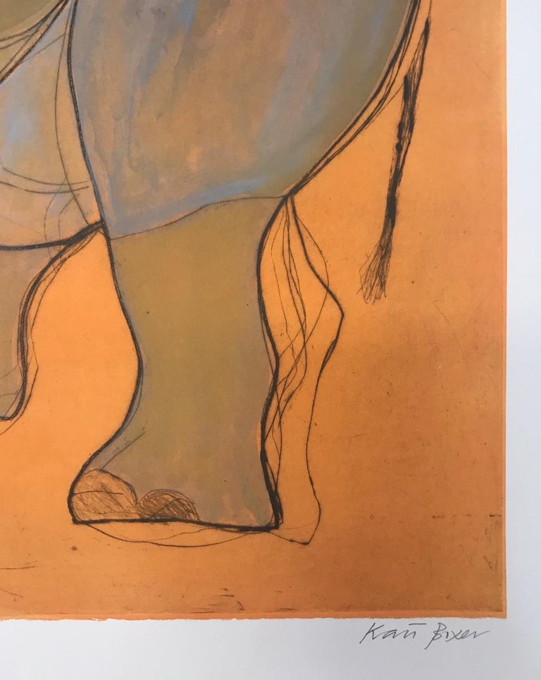 Kate Boxer - It's Louise, Kate Boxer, Handmade Dry Point Print, Animal ...