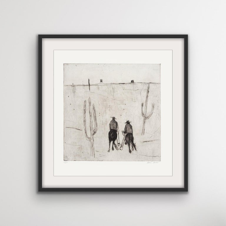 Kate Boxer - Yellow Sky, Kate Boxer, Limited edition print, Drypoint ...