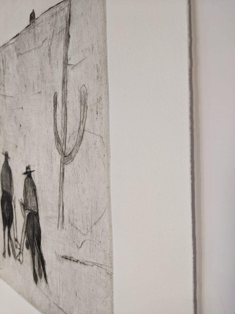 Kate Boxer - Yellow Sky, Kate Boxer, Limited edition print, Drypoint ...