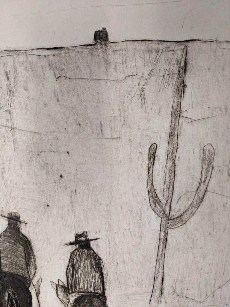 Kate Boxer - Yellow Sky, Kate Boxer, Limited edition print, Drypoint ...