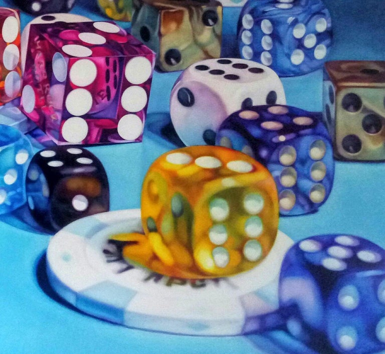 Kate Brinkworth - London Binion's - Kate Brinkworth, photorealist, dice ...