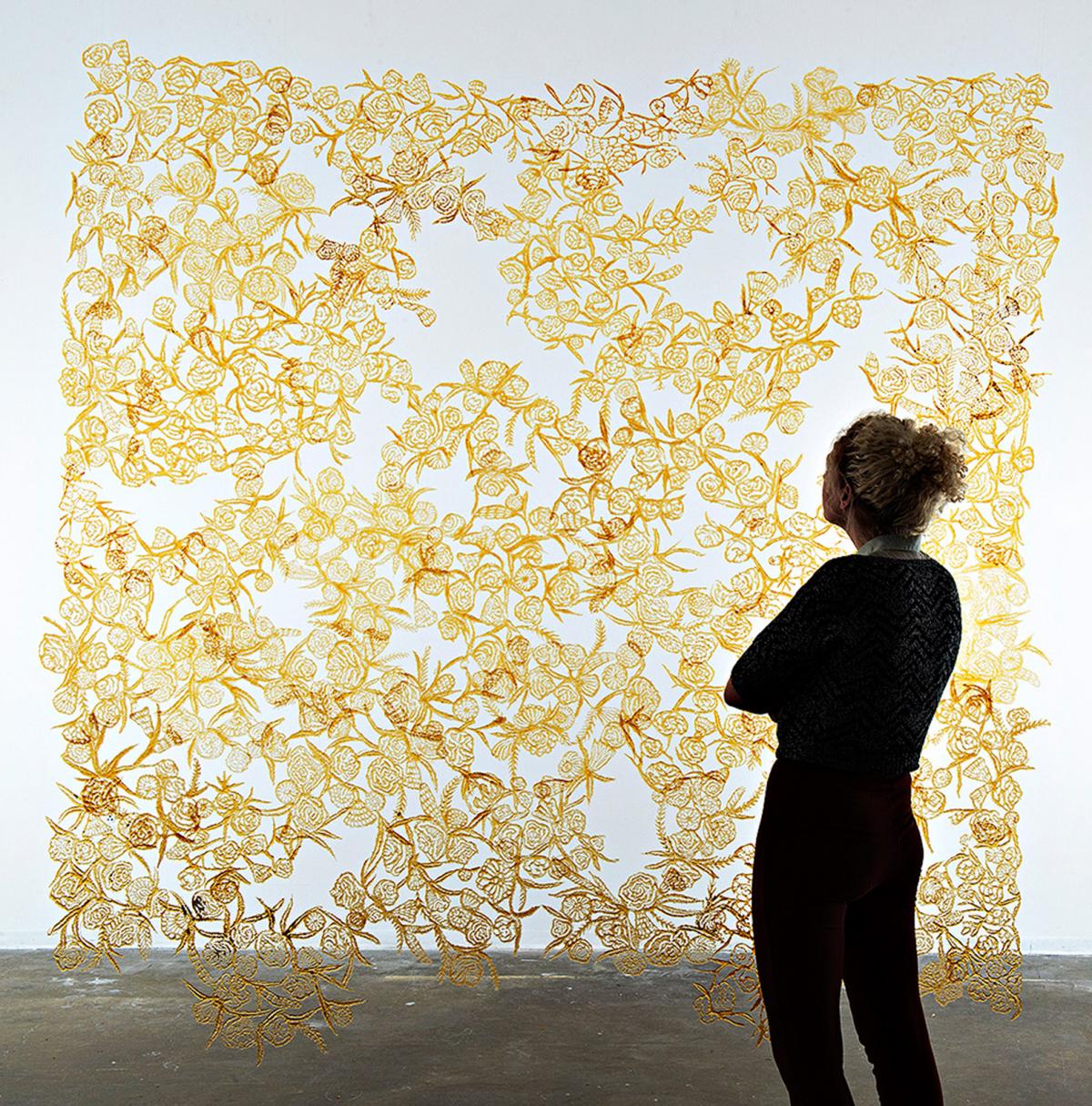 KATE CLEMENTS - Wall Installation - Untitled For Sale at 1stDibs