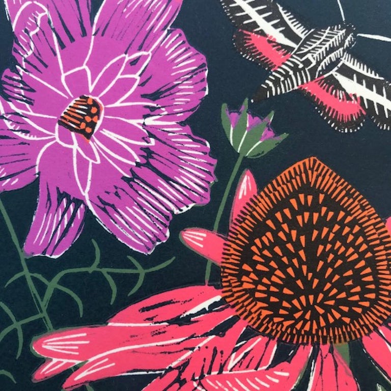 Kate Heiss - Kate Heiss, Midnight Garden, Floral Print, Limited Edition ...