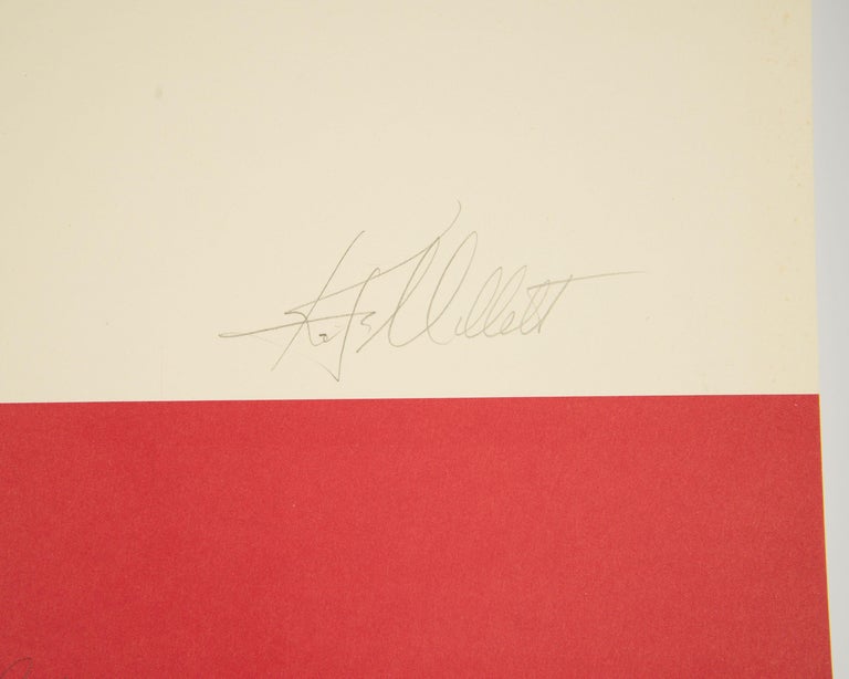 Kate Millett Signed “There Are Times” Abstract Lithograph For Sale at ...