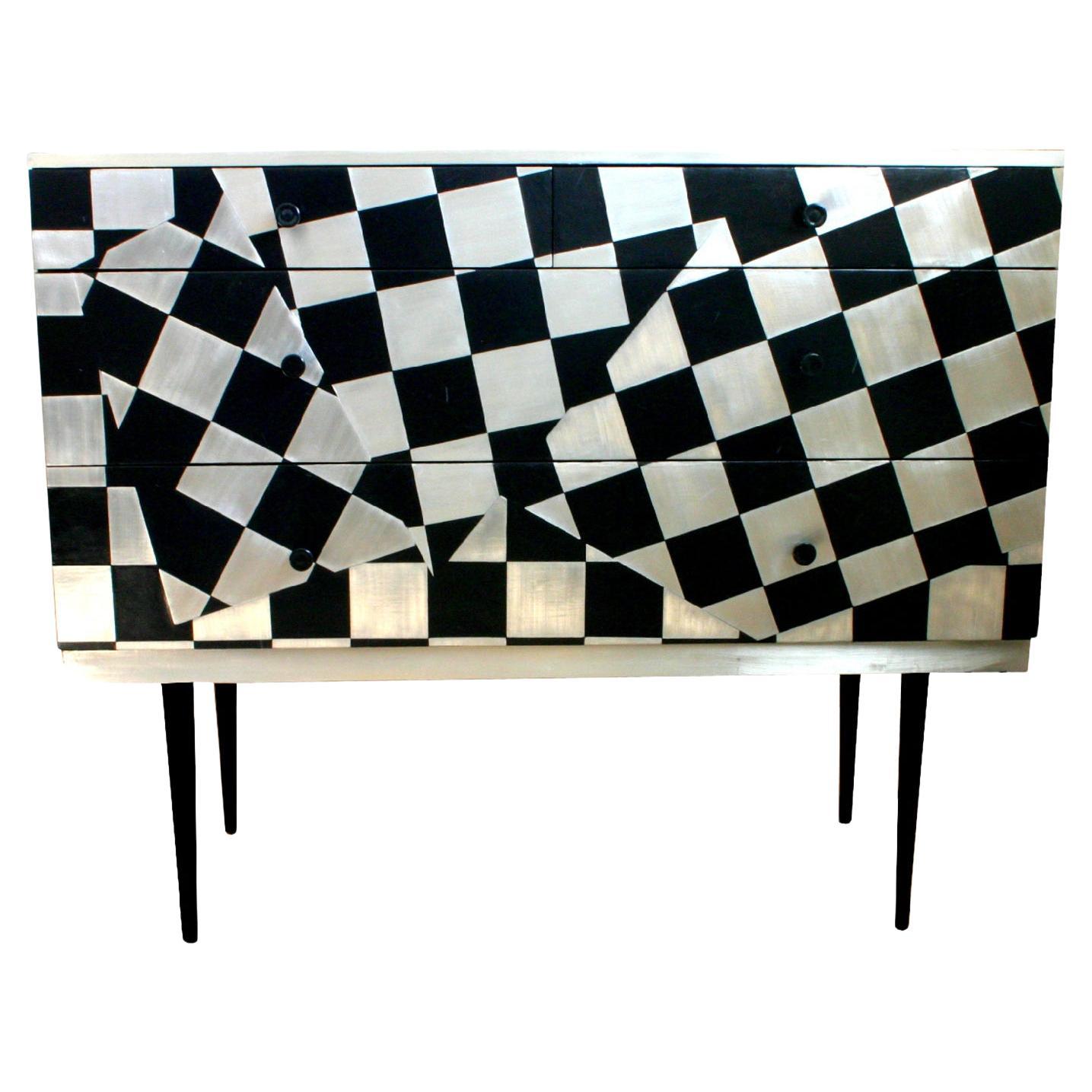 Kate Noakes 'Checkometry' Chest of Drawers For Sale at 1stDibs