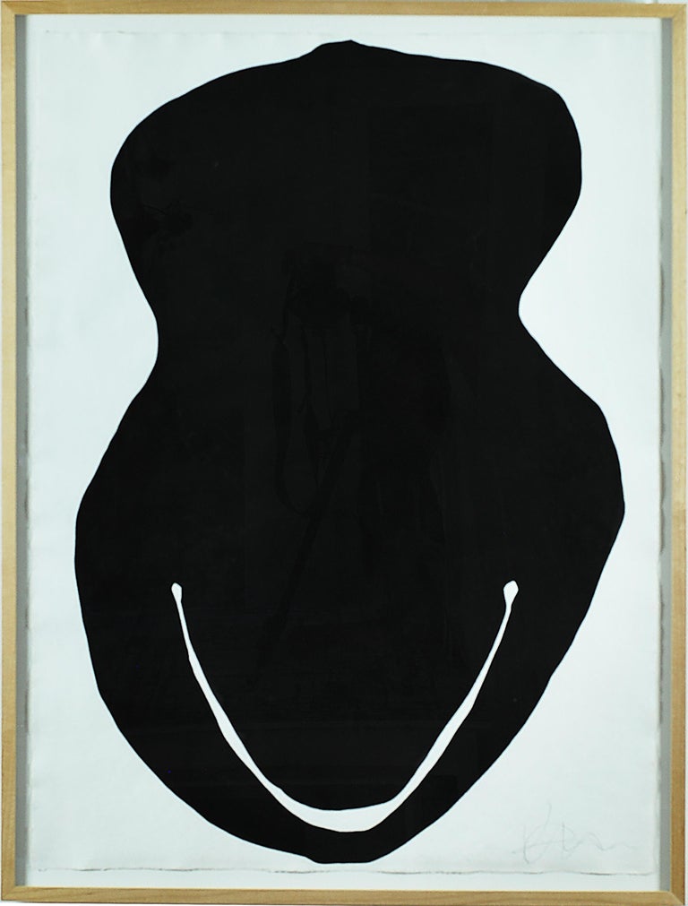 Kate Roebuck - Decorative Abstract, Neutral Ink Painting by Kate ...