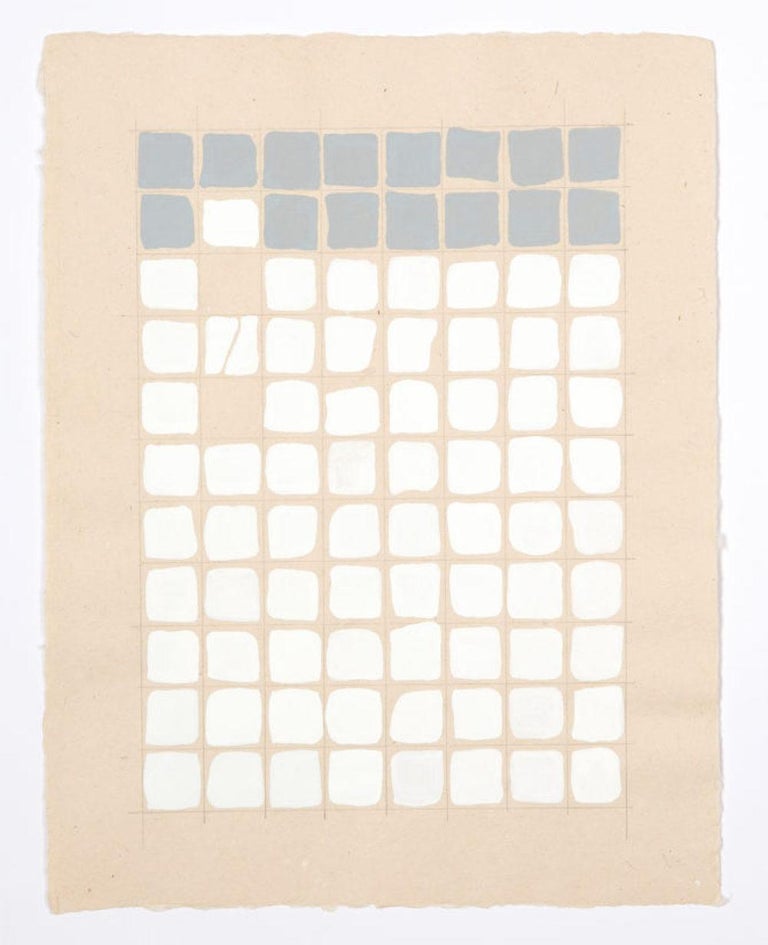 Kate Snow - Mixed Squares, abstract geometric painting, grid For Sale ...