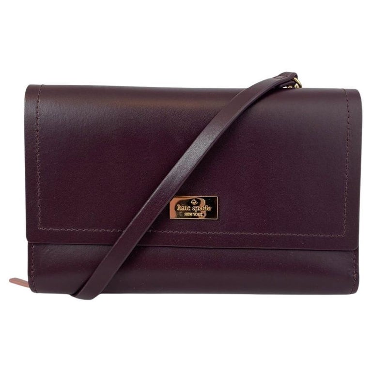 Kate Spade Purple Patent Leather Clutch For Sale at 1stDibs