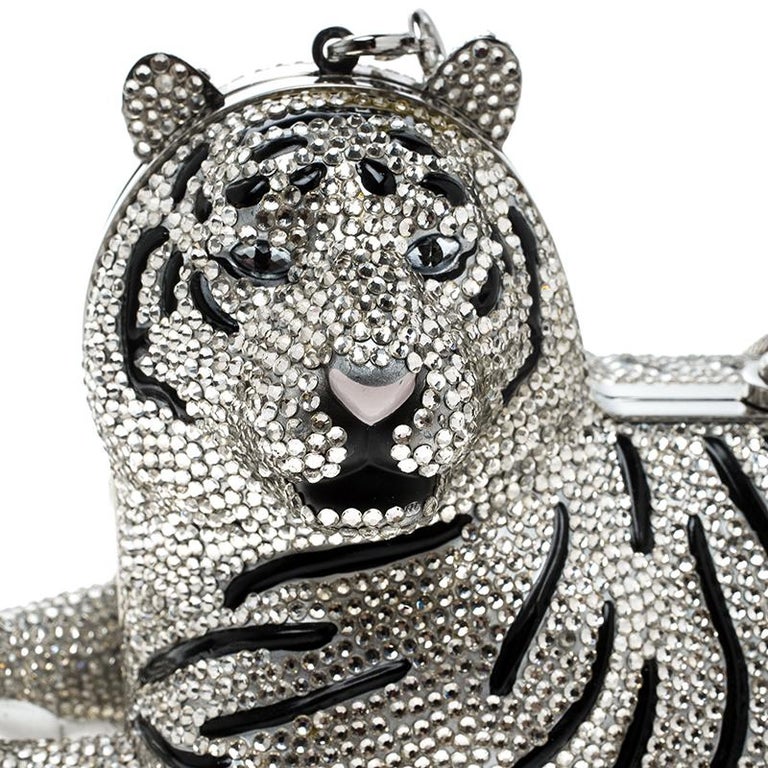 Kate Spade Rhinestone Crystal Place Your Bets Tiger Clutch at 1stDibs ...