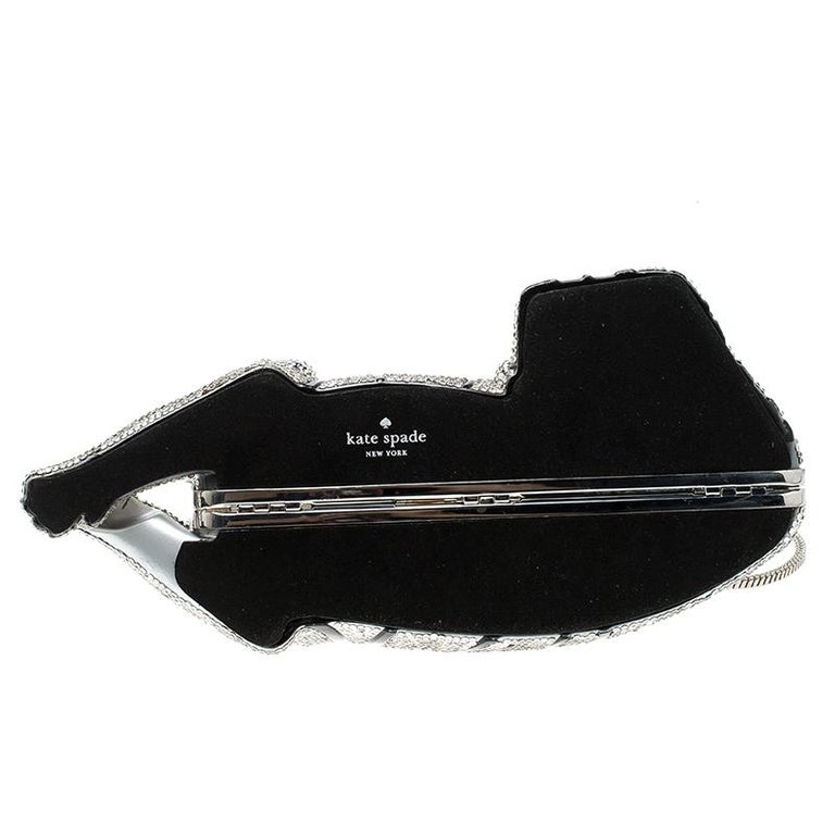 Kate Spade Rhinestone Crystal Place Your Bets Tiger Clutch at 1stDibs ...