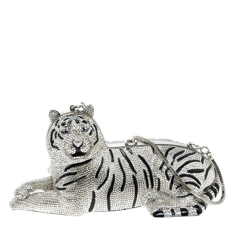 Kate Spade Rhinestone Crystal Place Your Bets Tiger Clutch at 1stDibs ...