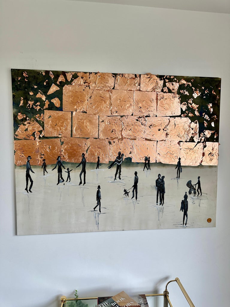 Katharina Hormel - Fleeting Memory by K. Hormel - Copper Contemporary abstract Oil painting For ...