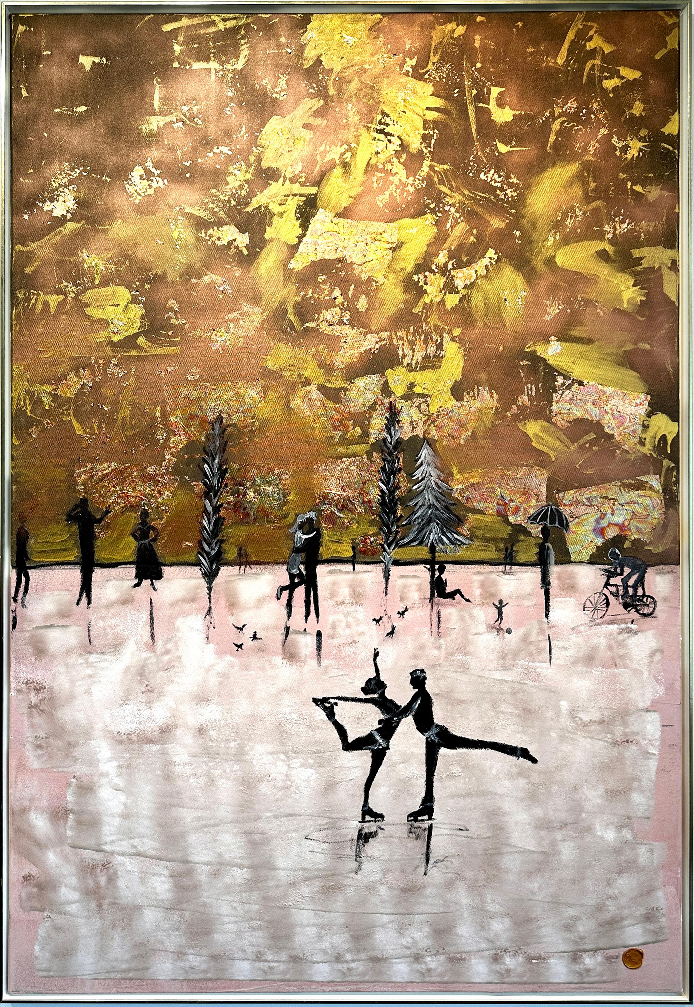 Katharina Hormel - Ice Skating Together by K. Hormel - Gold ...