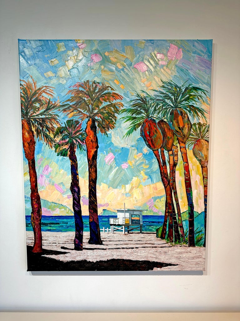 Katharina Husslein - Baywatch - Katharina Husslein Colorful Impasto Oil ...
