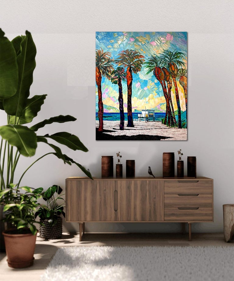 Katharina Husslein - Baywatch - Katharina Husslein Colorful Impasto Oil ...