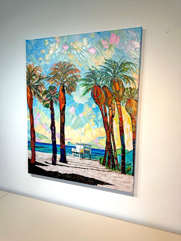 Katharina Husslein - Baywatch - Katharina Husslein Colorful Impasto Oil ...