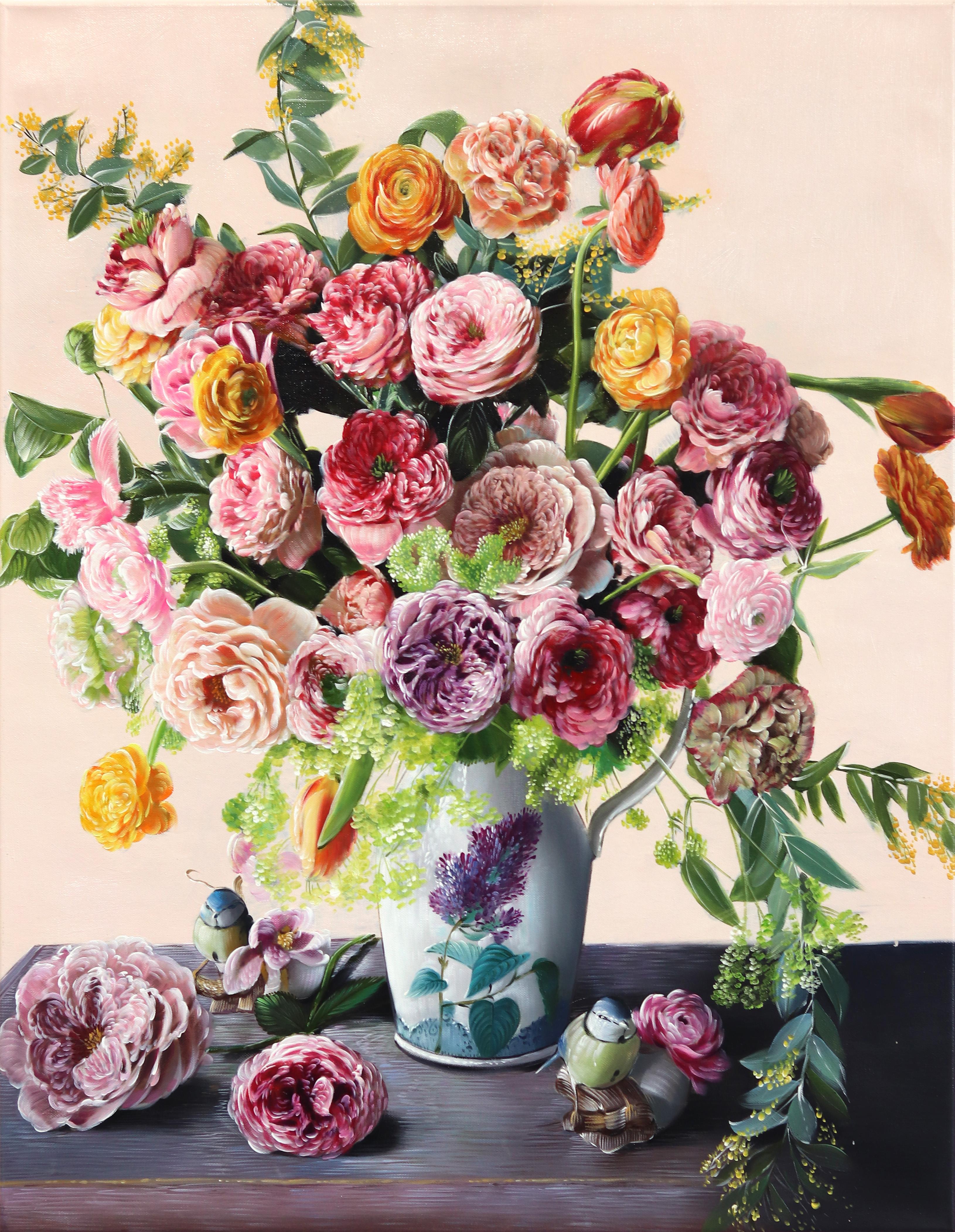 Allan O'Marra - Evening Swan, Painting, Oil on Canvas For Sale at 1stDibs