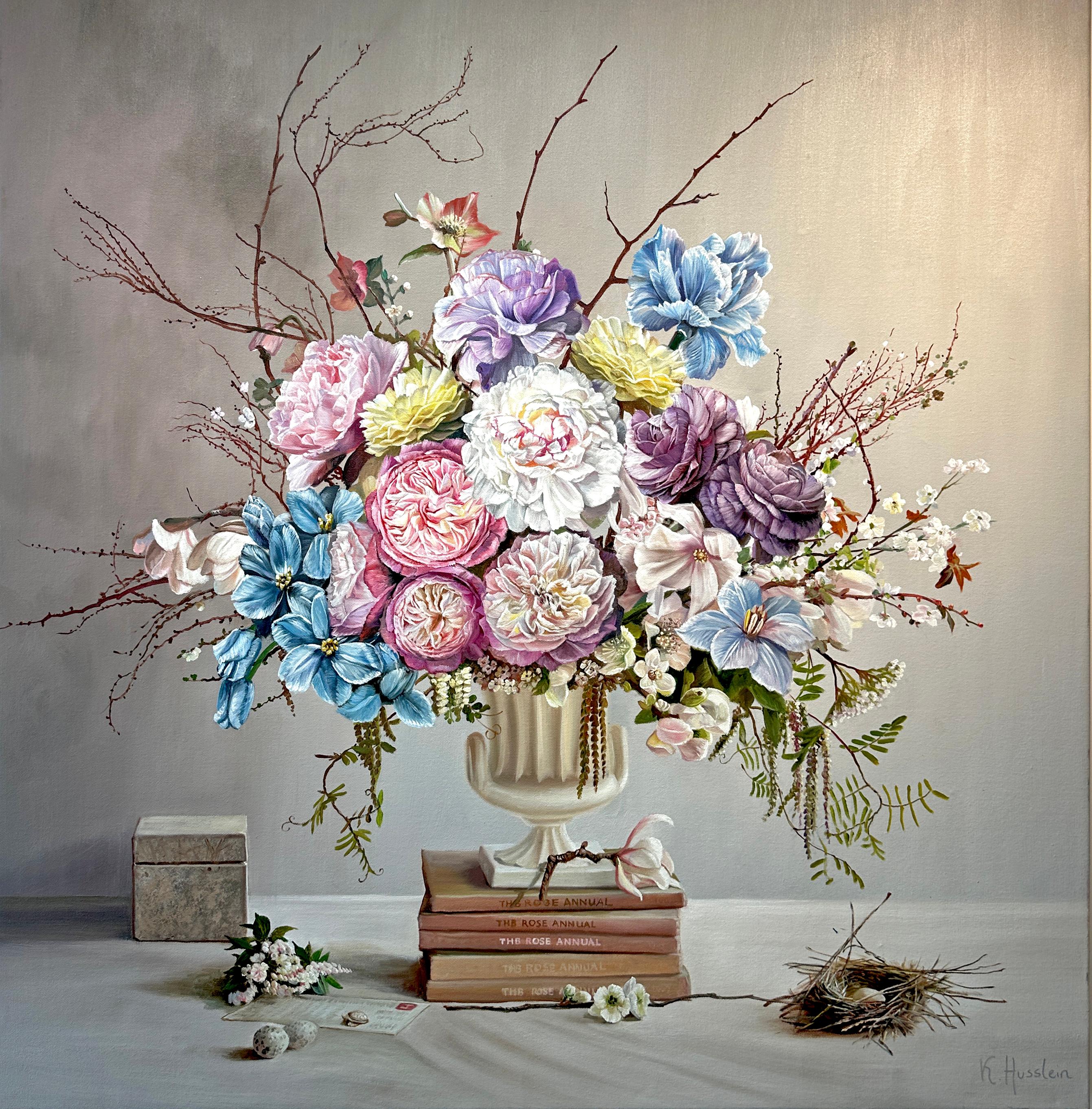 Dutch Floral Oil - 131 For Sale on 1stDibs