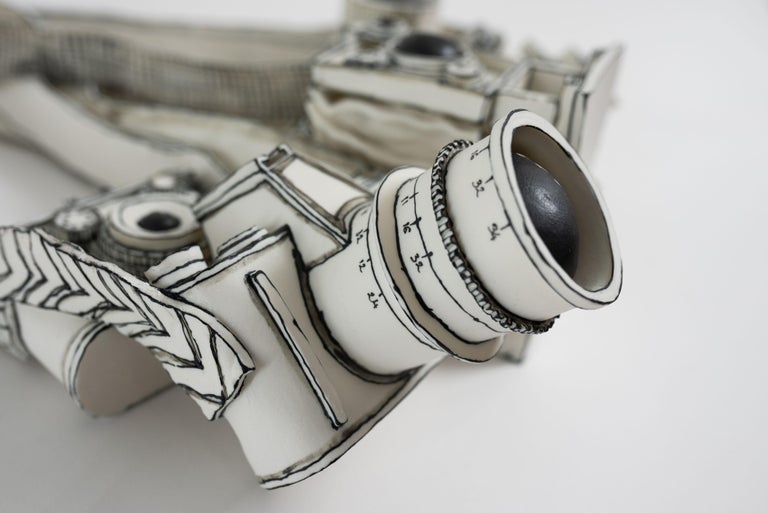 Katharine Morling - Time, Porcelain Ceramic Camera Wall Installation ...