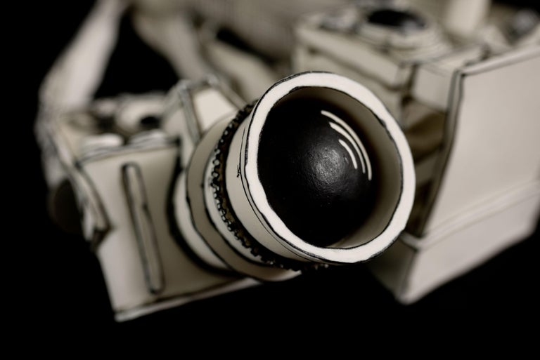 Katharine Morling - Time, Porcelain Ceramic Camera Wall Installation ...