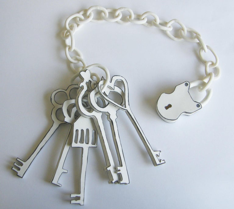 Katharine Morling - Keys on a Chain, Whimsical porcelain 3D ceramic ...