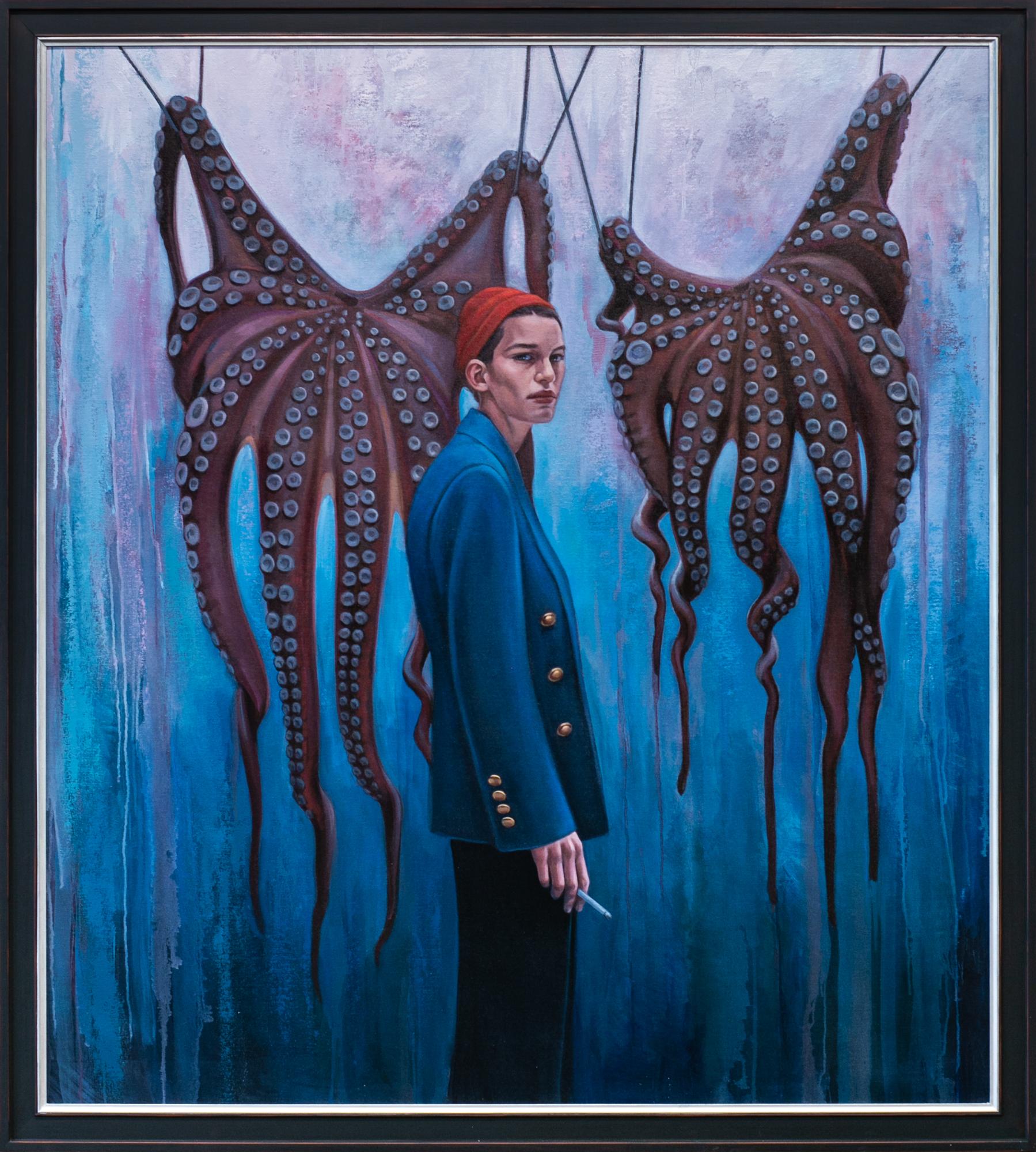Octopus Oil Painting