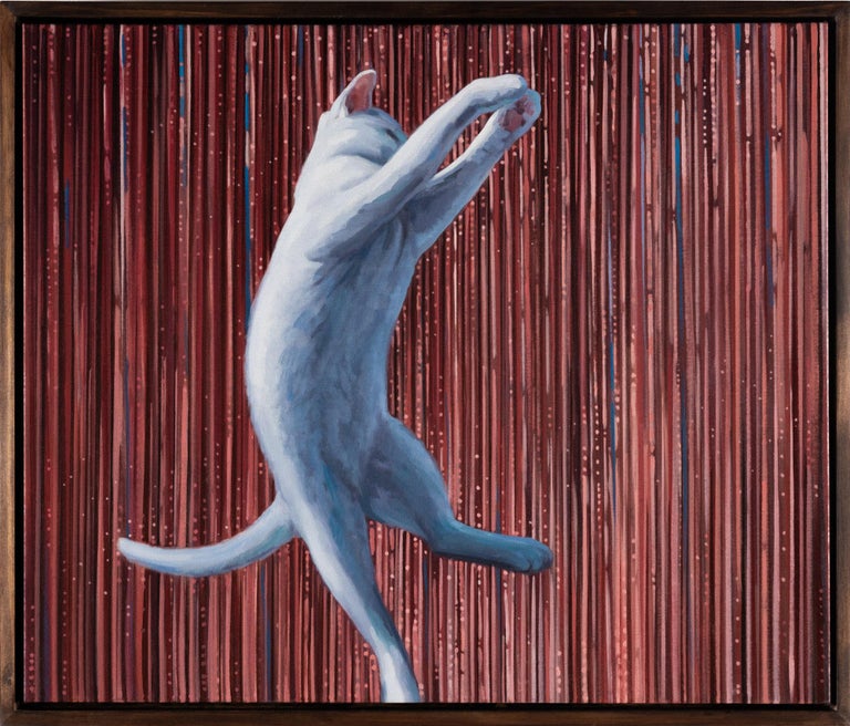 Katherine Fraser - "Nine Lives IX" Oil on canvas For Sale at 1stDibs