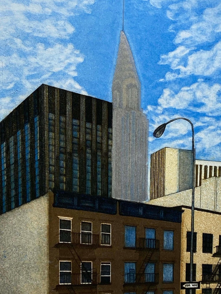 Katherine Gallagher - New York City Skyline Modern Print Chrysler State ...