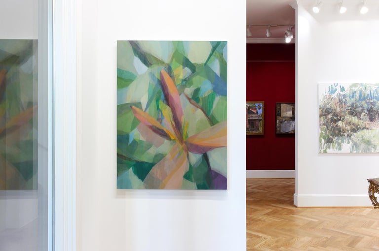 Katherine Sandoz - "(uhuru) banana palm" - abstract botanical - Hawaii ...