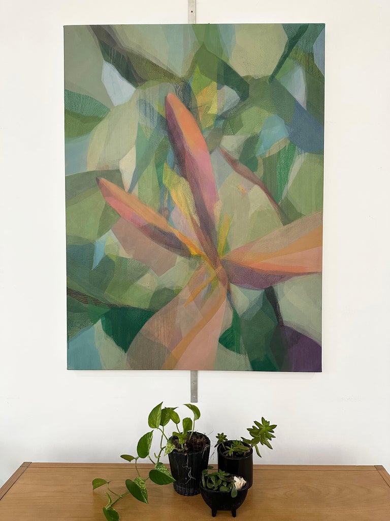Katherine Sandoz - "(uhuru) banana palm" - abstract botanical - Hawaii ...