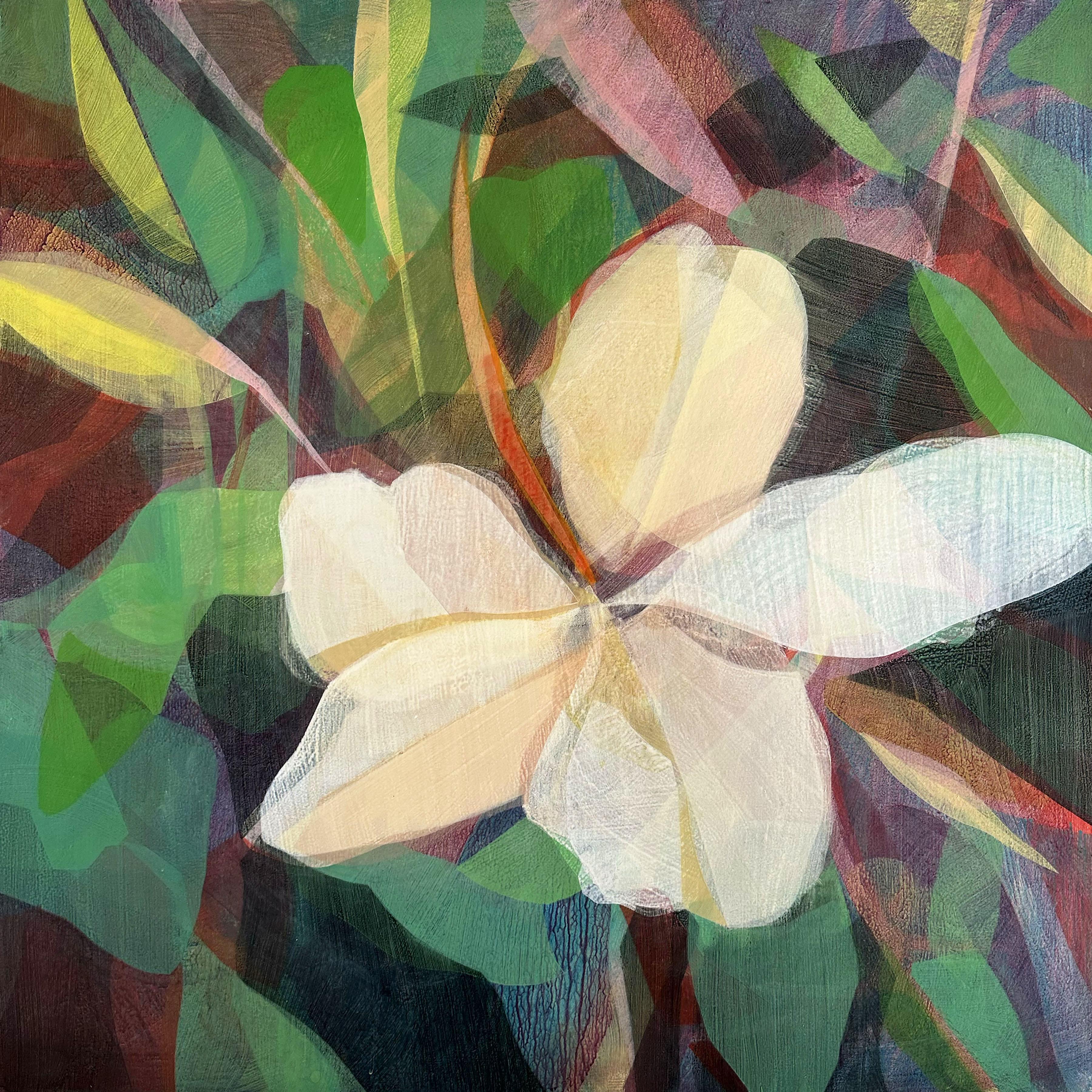 Katherine Sandoz - "(uhuru) hibiscus" abstract botanical, bright and ...