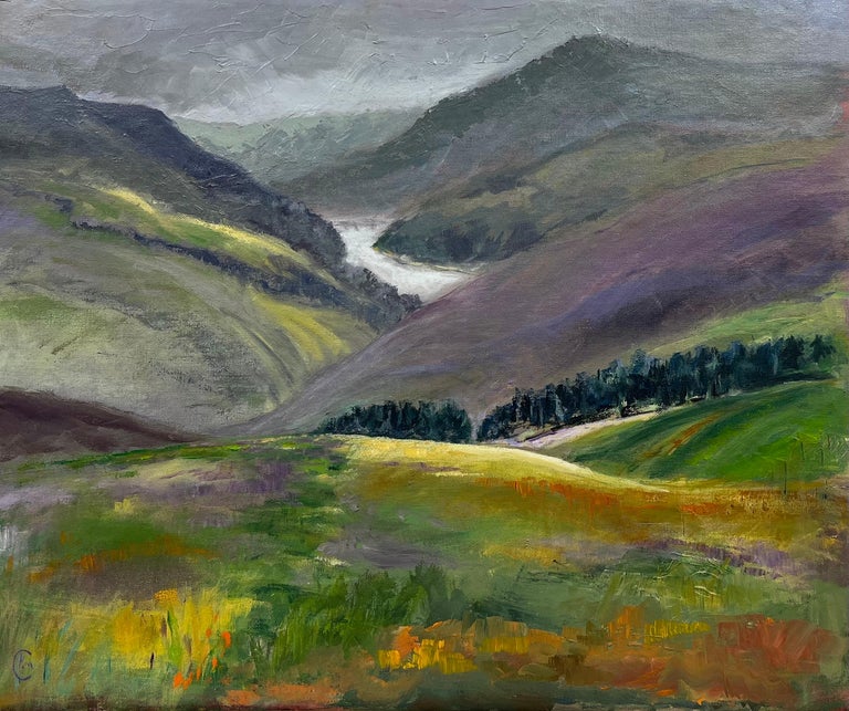 Kathleen Crow - Large Original Painting Derwent Water from the Grouse ...