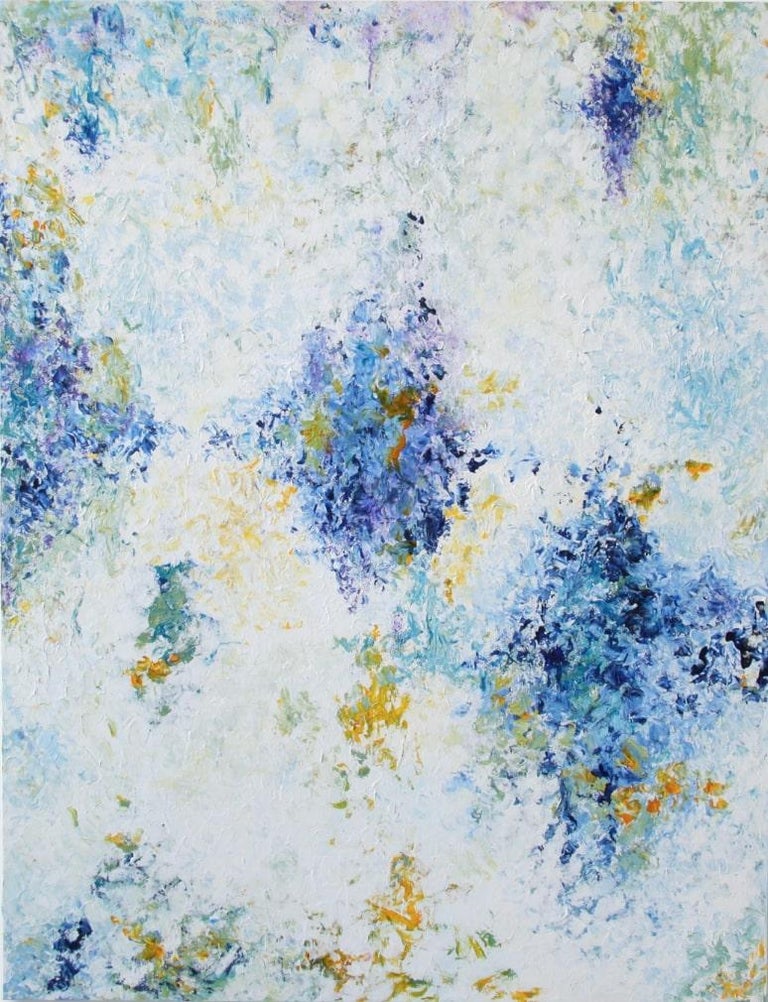 Kathleen Kane-Murrell - Abstract Mixed Media Painting, "Inner Circle ...