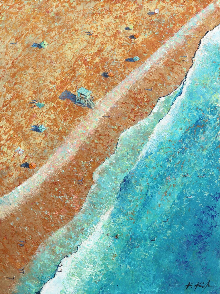 Kathleen Keifer - Beach From Above For Sale at 1stDibs