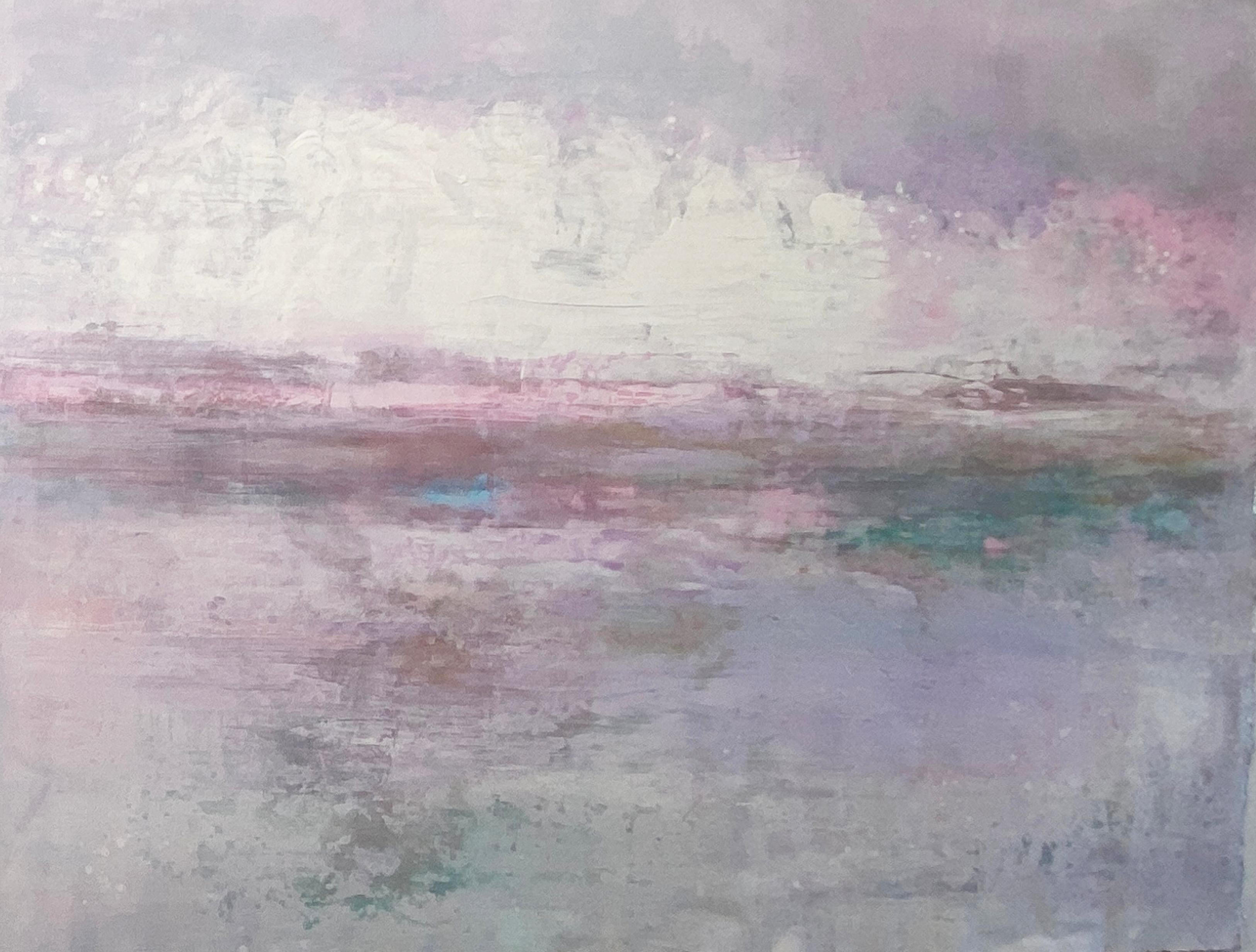Kathleen Rhee - Let The Clouds Float Through You Abstract impressionist ...