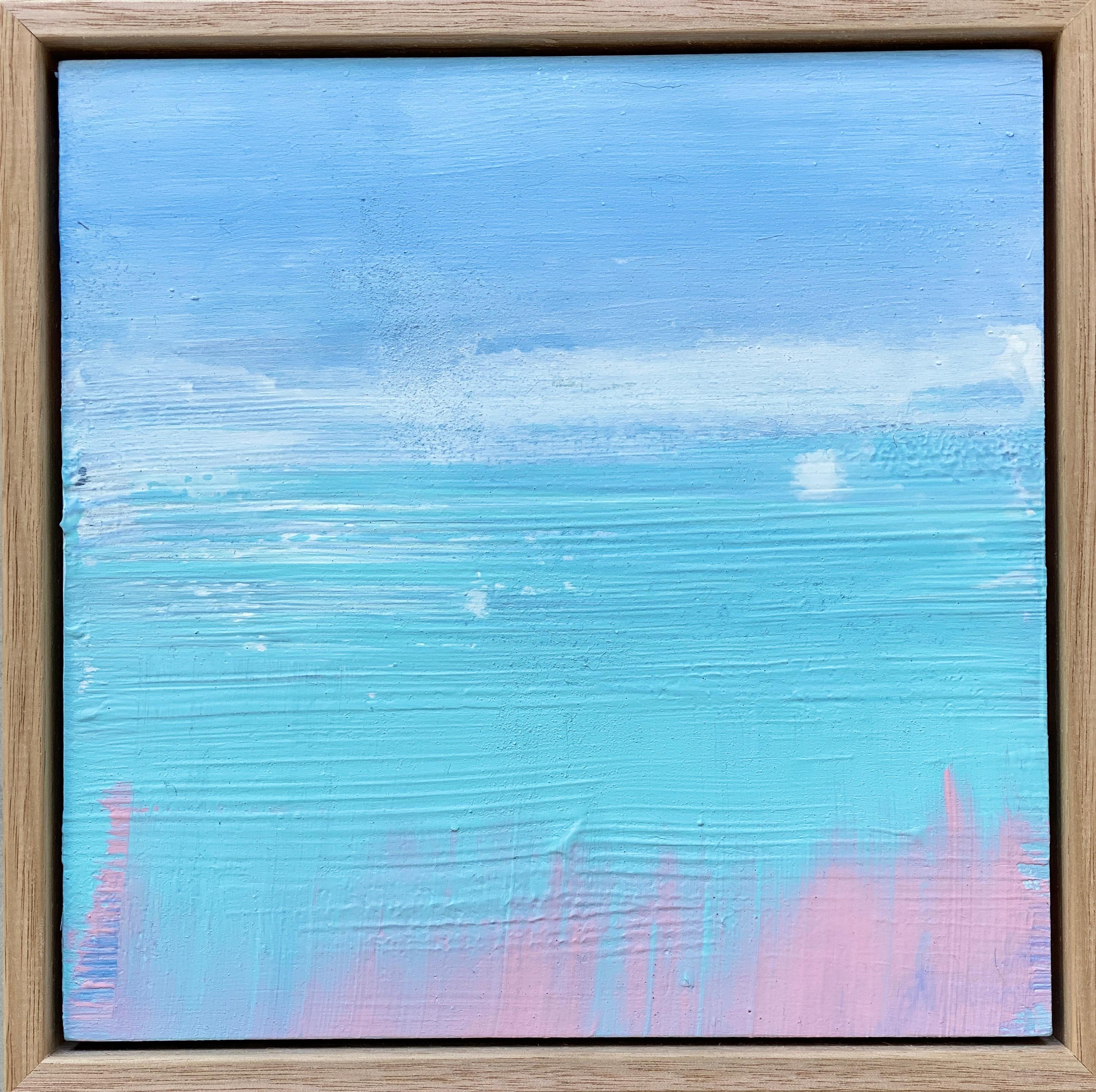 Kathleen Rhee - Clouds Adrift small framed abstract impressionist ...