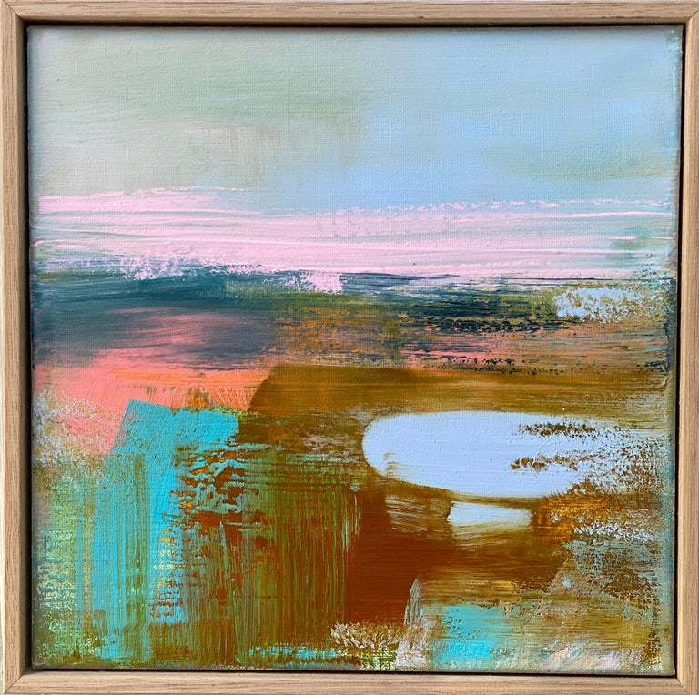 Kathleen Rhee - Missing You small framed abstract expressionist ...