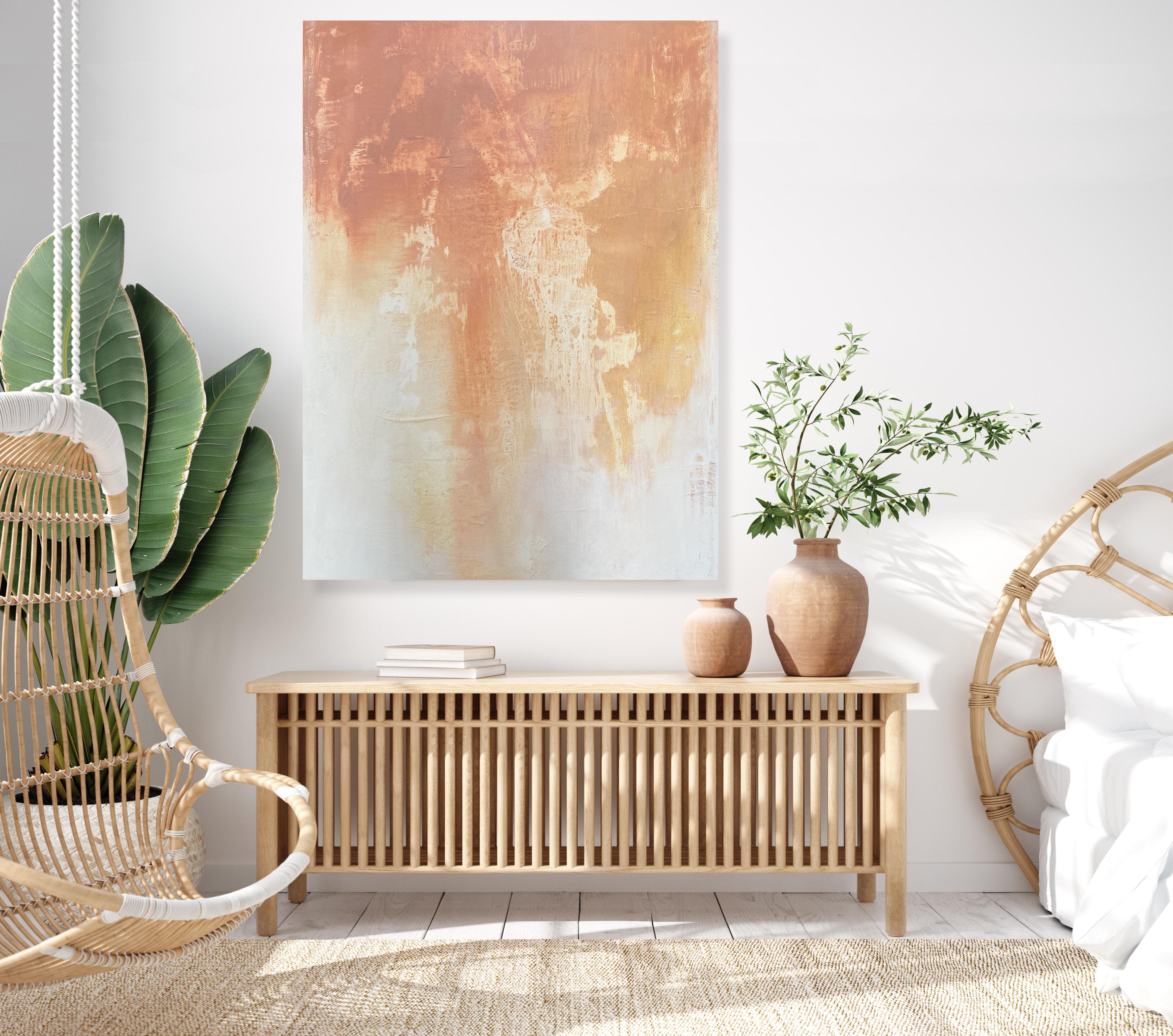 Kathleen Rhee - Quiet Abstract Coral Peace and Quiet Organic Modern ...