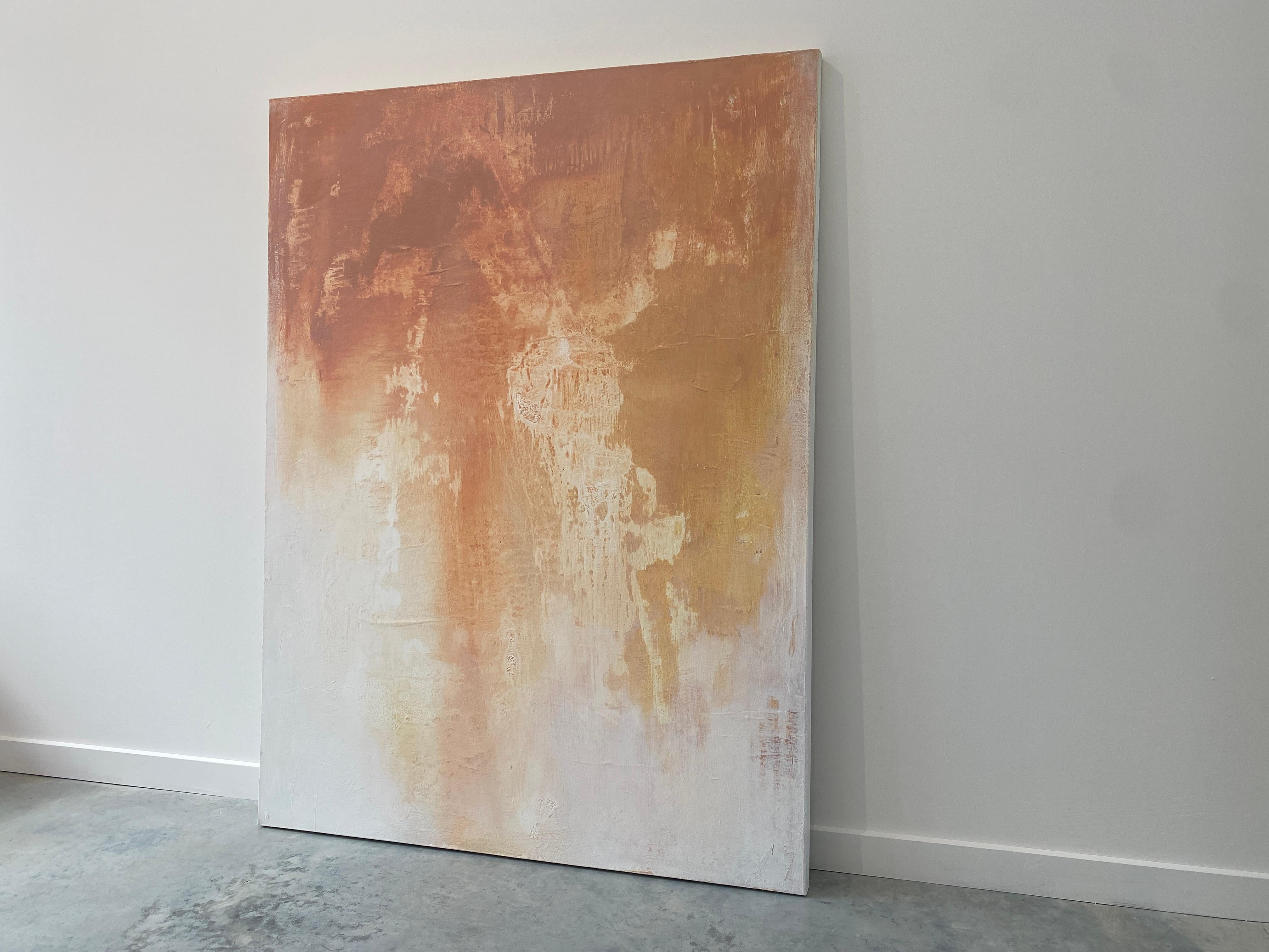 Kathleen Rhee - Quiet Abstract Coral Peace and Quiet Organic Modern ...