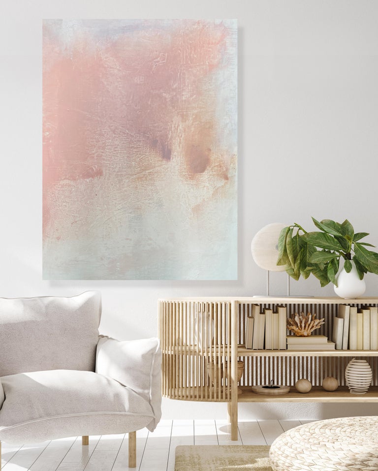 Kathleen Rhee - Quiet Abstract Series Ash Pink For Sale at 1stDibs