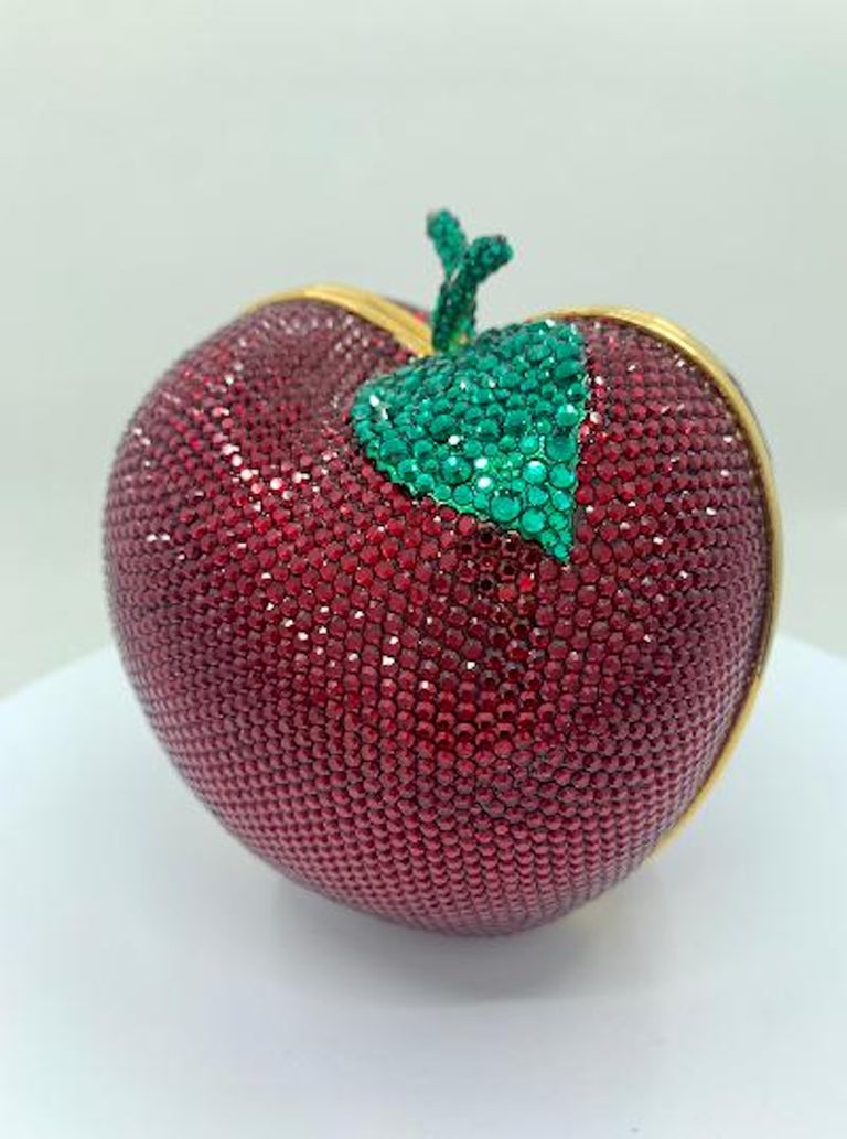 Kathrine Baumann Beverly Hills Snow White's Red Apple Minaudiere ...